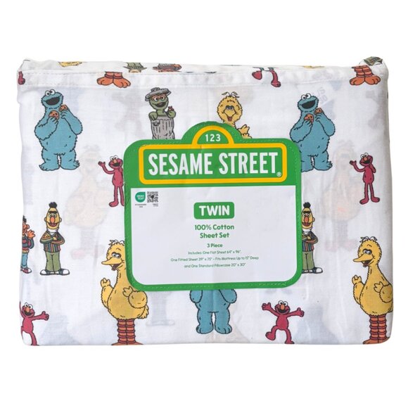Sesame Street | Bedding | New Sesame Street Characters Twin Sheet Set 3 ...